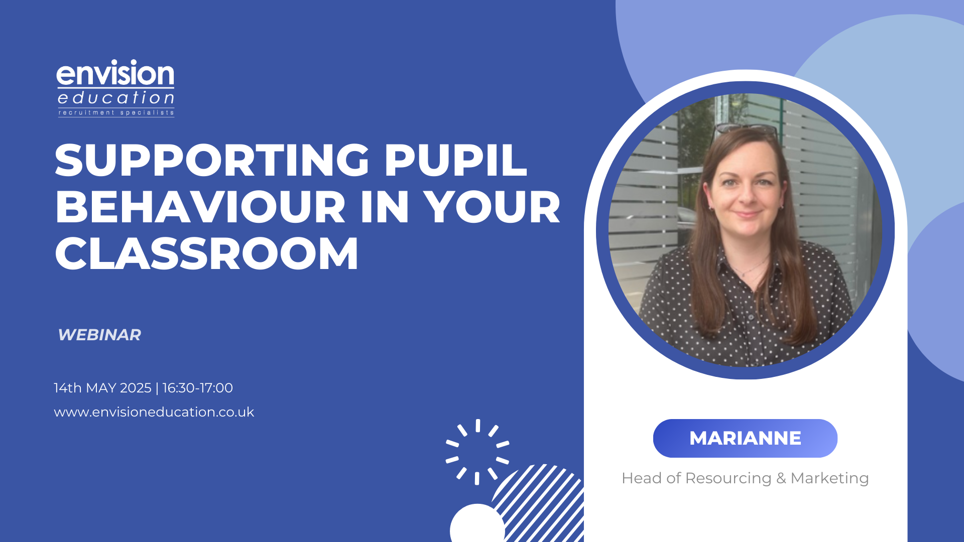 Webinar out: Supporting Pupil Behaviour in your Classroom